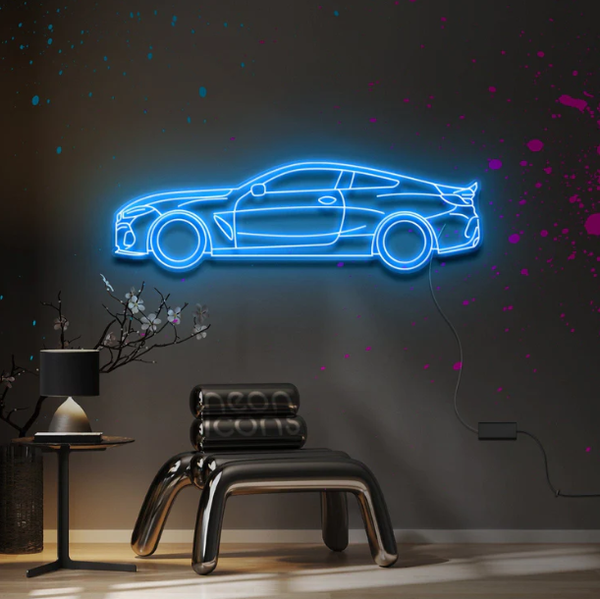 BMW M4 G80 Neon Car Sign – Decor Artic
